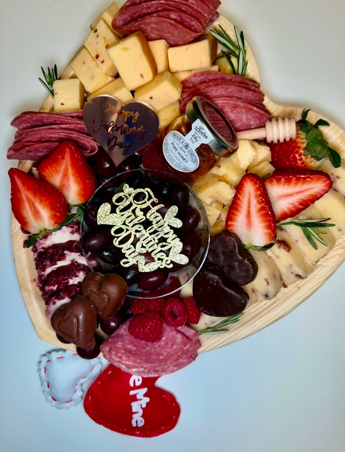 Heart-Shaped Charcuterie Boards (10" and 13" Available) | No Graze Off